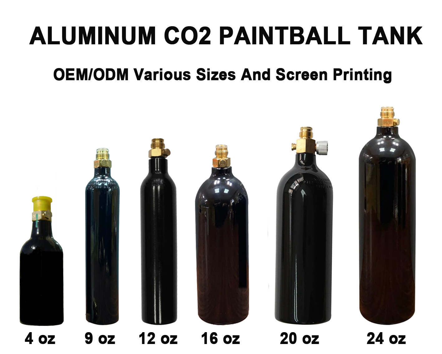 Paintball Air Tank Sizes
